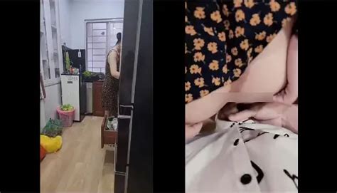 Lén lút doggy em trong bếp lúc qua nhà chơi ClipHotVn Phê Clip