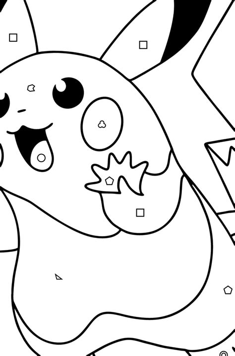Ausmalbild Pok Mon Go Picachu Drucken Und Online