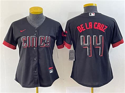 Cincinnati Reds Elly De La Cruz Women S Black City Connect