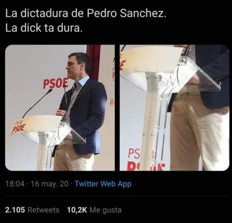 El paquete de Pedro Sánchez se hace viral por su dick ta dura Shangay