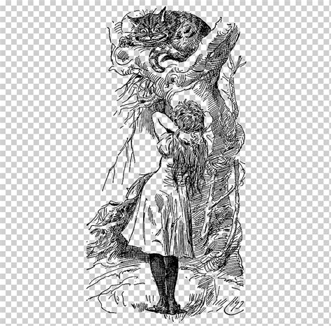 Las Aventuras De Alice En El Gato Blanco De Cheshire Del Conejo Del