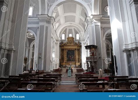 Napoli Transetto Della Chiesa Di Santa Maria Di Costantinopoli Stock
