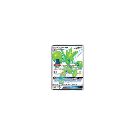 Découvrez Cizayox carte Chromatique rare GX de la série Destinées Occultes