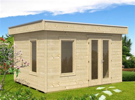 Abri De Jardin Toit Plat 12m2 Agencement De Jardin Aux Meilleurs Prix
