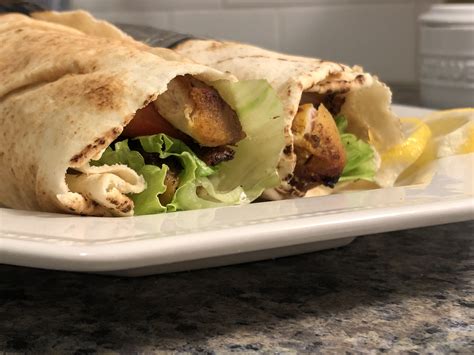 Homemade Juicy Chicken Shawarma Sandwich Cooking With Anadi