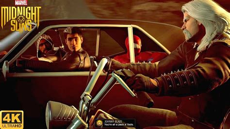 Robbie Reyes Meets And Saves Johnny Blaze Marvel S Midnight Suns 4K