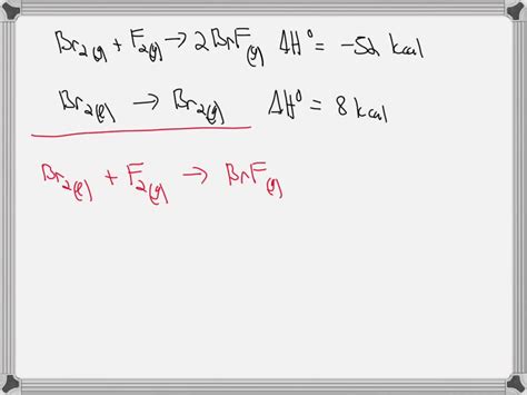 Solved Given The Following Equations Determine The Standard Enthalpy