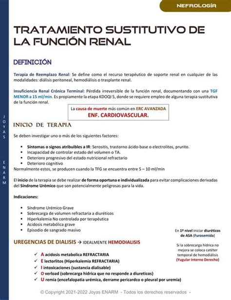 Tratamiento Sustitutivo de la Función Renal Ulises Saldaña uDocz