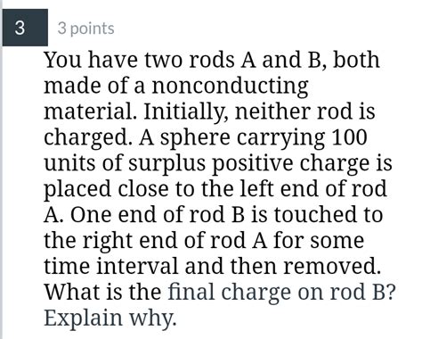 Solved 1 3 Points Which Of These Forces Could Result In Chegg