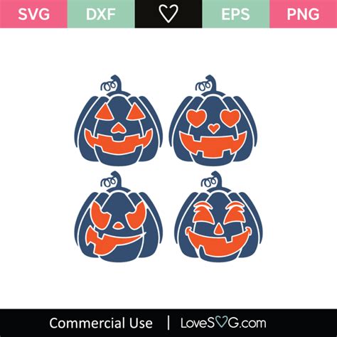 Halloween Pumpkins Svg Cut File Lovesvg
