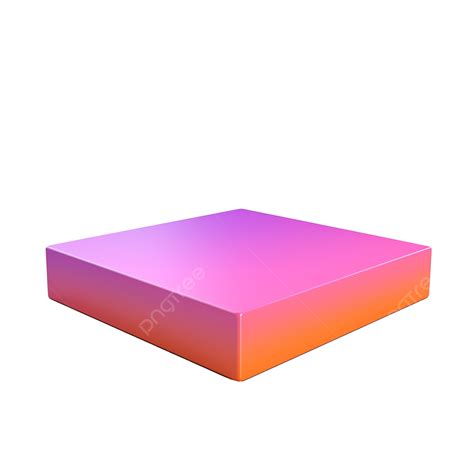 Podio Cuadrado 3d Para Exhibición De Productos PNG Podio 3d