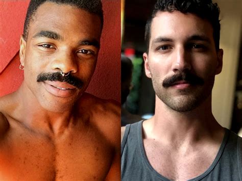 O bigode está de volta mais estiloso do que nunca Homem No Espelho