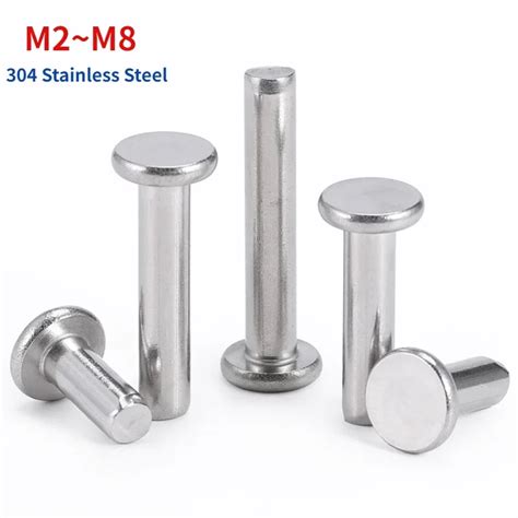 M2 M2 5 M3 M4 M5 M6 M8 GB109 A2 70 304 Stainless Steel Flat Round