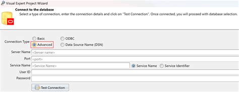 Connection To Oracle Db Using Different Connection Types