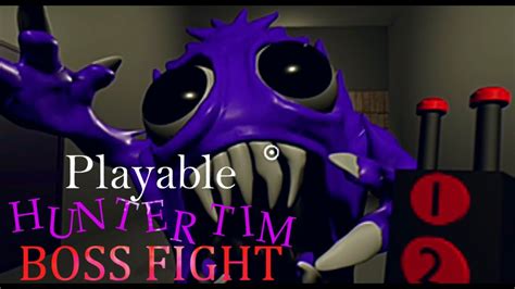 A Garten Of BanBan Fan Game Playable Hunter Tim BOSS FIGHT YouTube