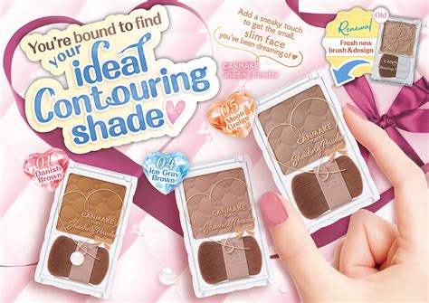 Fresh New Brush Design Shading Powder Canmake