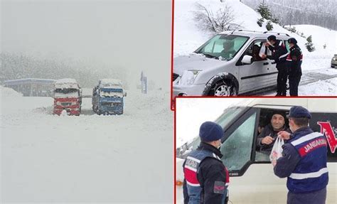 Konya Antalya yolunda ulaşıma kar engeli Gündem Haberleri