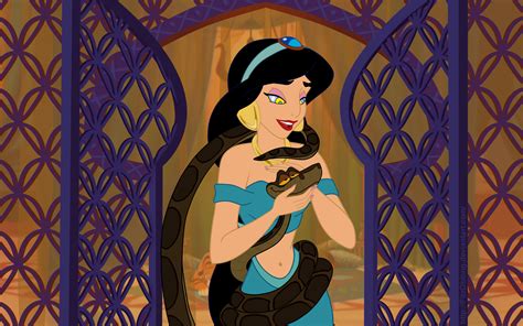 Download Kaa Jungle Book Princess Jasmine Movie Crossover Hd Wallpaper By Fitzoblong