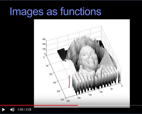 computer vision image as function does someone know which matlab or equivalent opencv