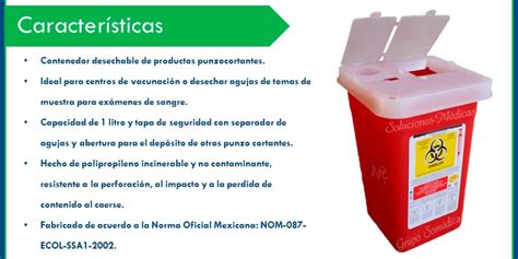 Bote Rojo Residuos Punzocortantes Biológicos Infeccioso Rpbi 210 00