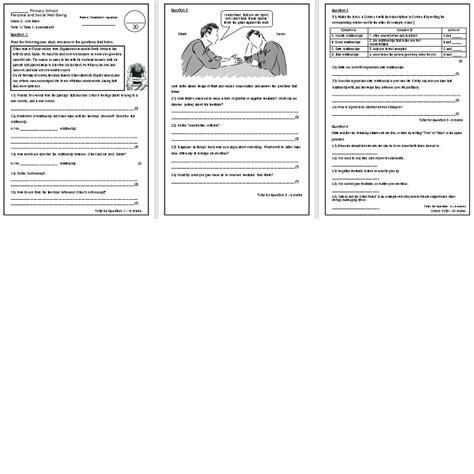 Grade 5 Life Skills Term 1 Formal Assessment Test 30 Marks Teacha