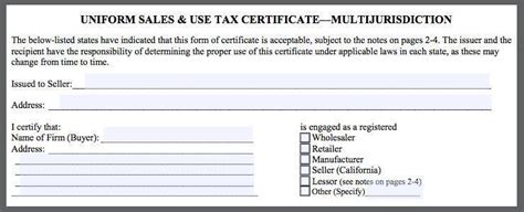 Free Printable Certificate Of Resale Sample Template
