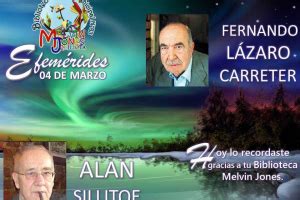 EFEMÉRIDES LITERARIAS ACONTECIDAS UN 04 DE MARZO BiblioRedes