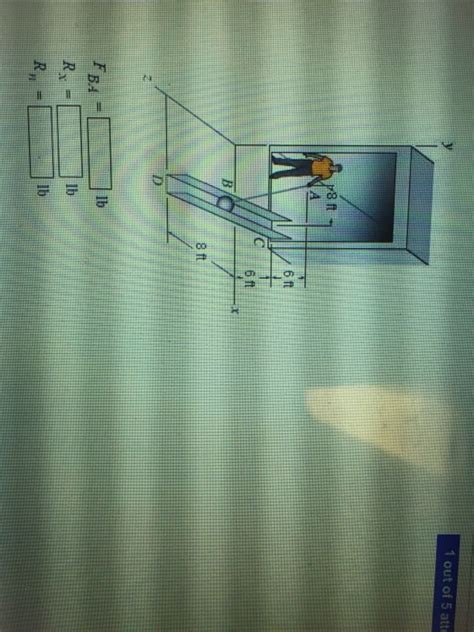 Solved Out Of 5 Attempts A Worker Standing On A Truck Uses Chegg
