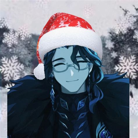Genshin Impact Pantalone Christmas Icons Disturbing Cartoon Art