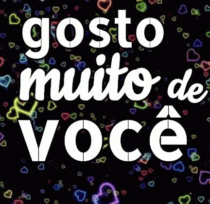 Gosto De Você Gosto Muito De Você Tipografia Coração Corações