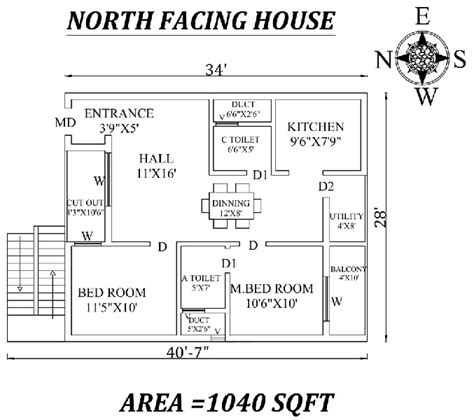 15 Best North Facing House Plans As Per Vastu Shastra 2023 53 OFF