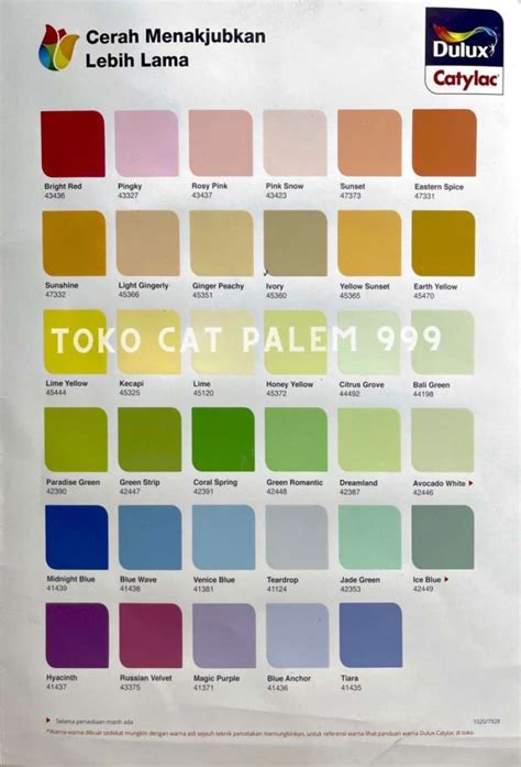 Jual Cat Tembok Interior Dulux Catylac Putih 1501 Warna Catalog 25kg