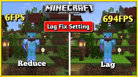 How To Reduce Lag In Minecraft PE Lag Reduce Setting In MCPE 1 19