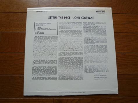 Yahoo オークション LP JOHN COLTRANE SETTIN THE PACE