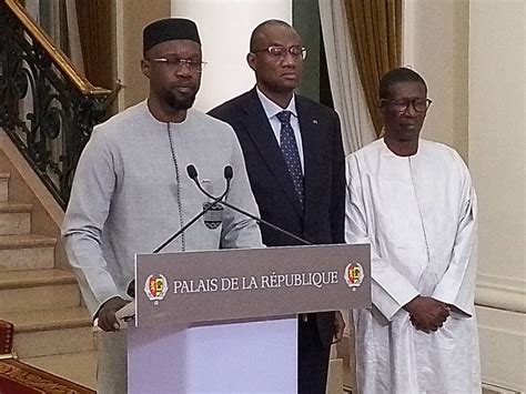 Nouvelle Re Politique Au S N Gal Bassirou Diomaye Faye Nomme Ousmane