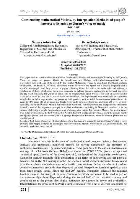 pdf constructing mathematical models by interpolation methods of people s interest to