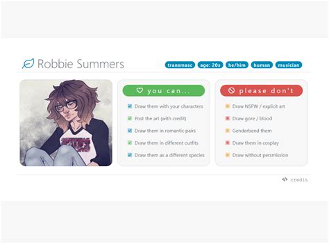 F U Character Permissions On Toyhouse