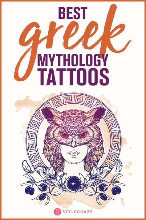 26 Best Mythological Greek God Tattoos And Meanings Greek Mythology