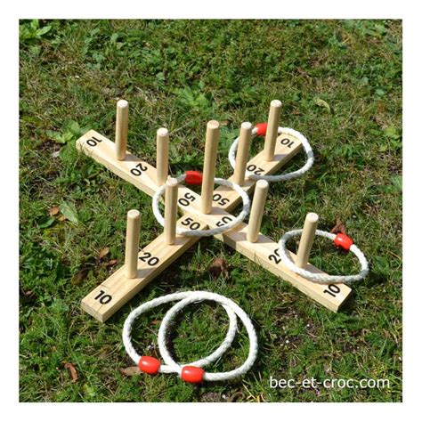 Jeu De Lancer D Anneaux Jeu D Adresse En Bois Traditionnel Pour Jouer