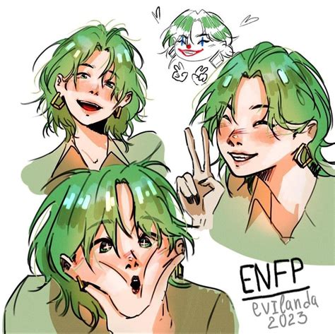 ENFP art Тиби Музыка иллюстрация Типы личности