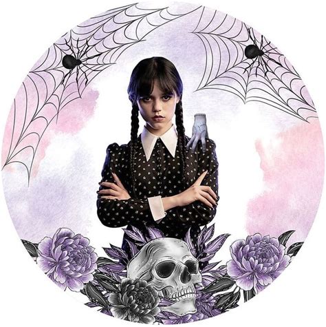Pinterest Wednesday Addams Diy Cake Topper Birthday Happy