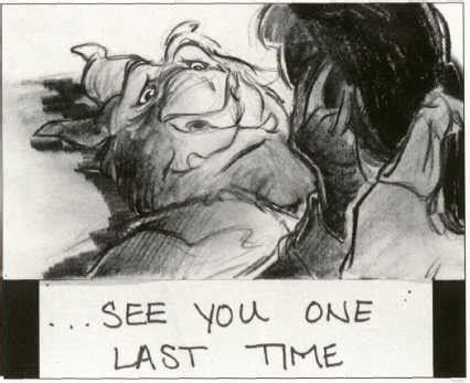 The Art Behind The Magic Beauty And The Beast Storyboard