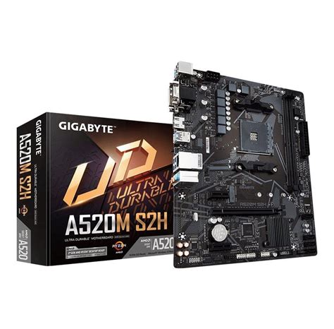 Gigabyte A M S H Bundkort Amd A Amd Am Socket Ddr Ram