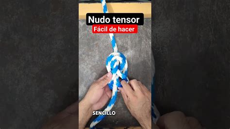 Nudo tensor fuerte y fácil de hacer nudos hogar taller YouTube