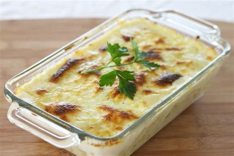 Bacalhau cremoso gratinado Receitas Pra Você