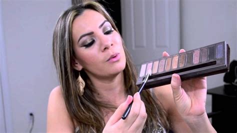How To Makeup Inspired Makeup Using Urban Decay Naked 1 Palette YouTube
