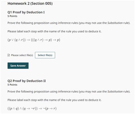 solved q1 proof by deduction i 5 points prove the following