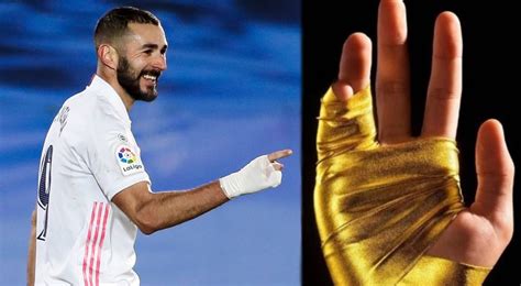 Se revela por qué Karim Benzema actual Balón de Oro lleva la mano