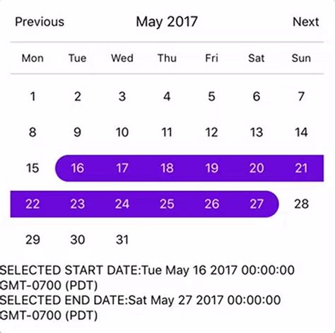 React Native Calendar Picker Npm