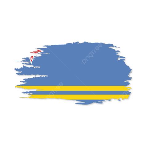 The National Flag Of Aruba Vector Aruba Aruba Flag Aruba National